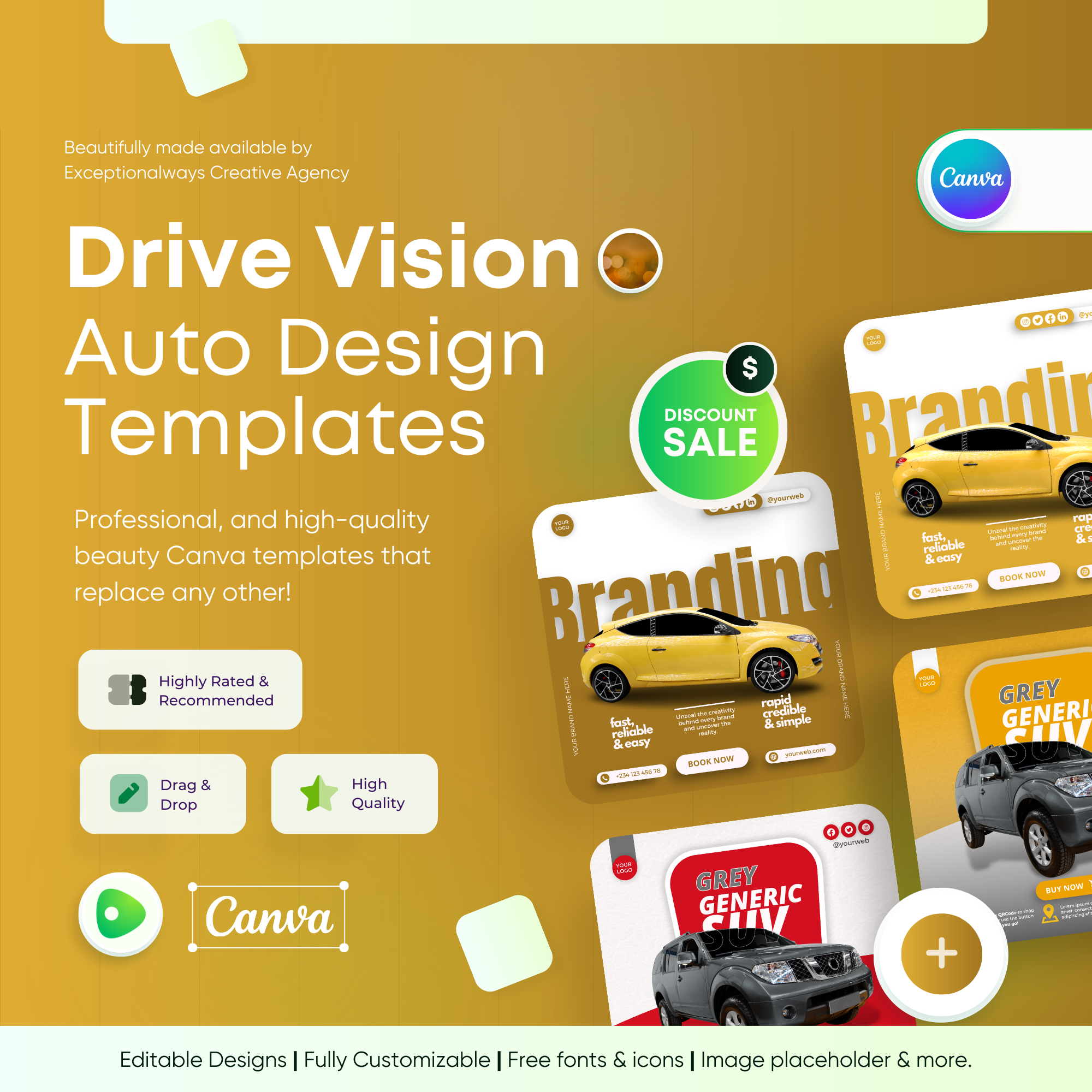 Drive Vision - Auto Canva Templates - Exceptionalways