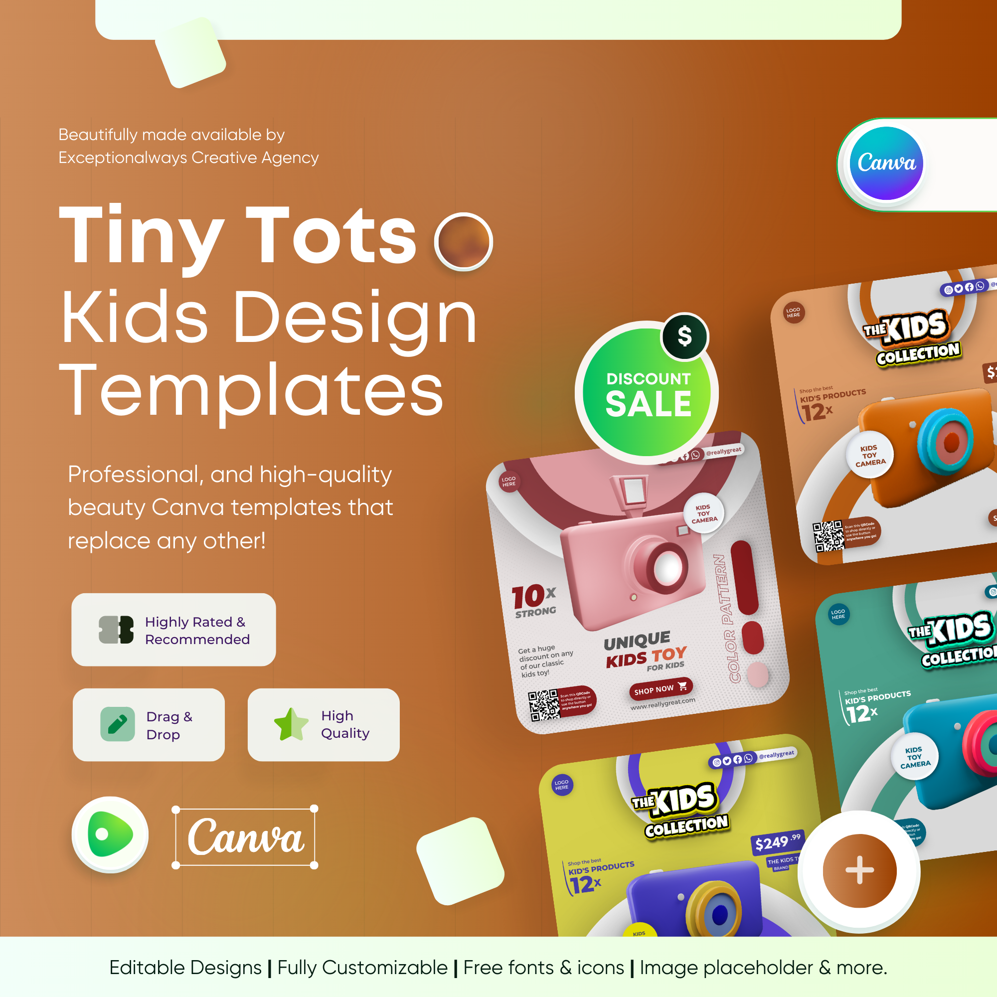 Tiny Tots - Kids Canva Templates - Exceptionalways